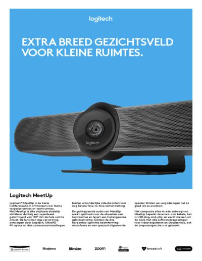 Logitech MeetUp - Presentation Partner