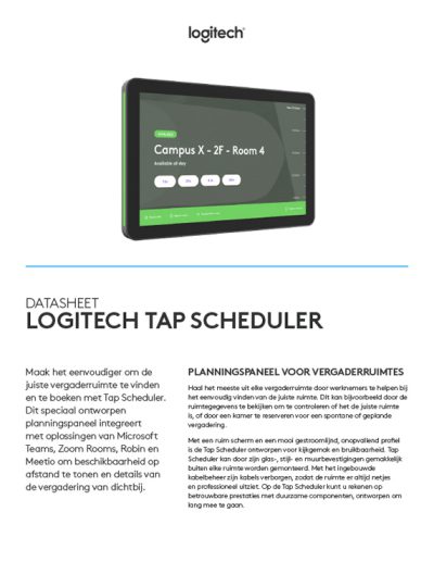 Logitech Tap Scheduler - Presentation Partner
