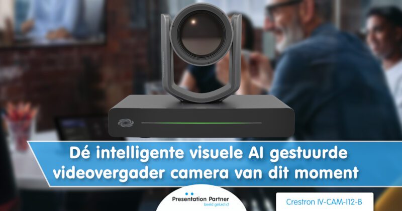 Crestron IV-CAM-I12-B: De Slimme Camera Voor Videovergaderen ...
